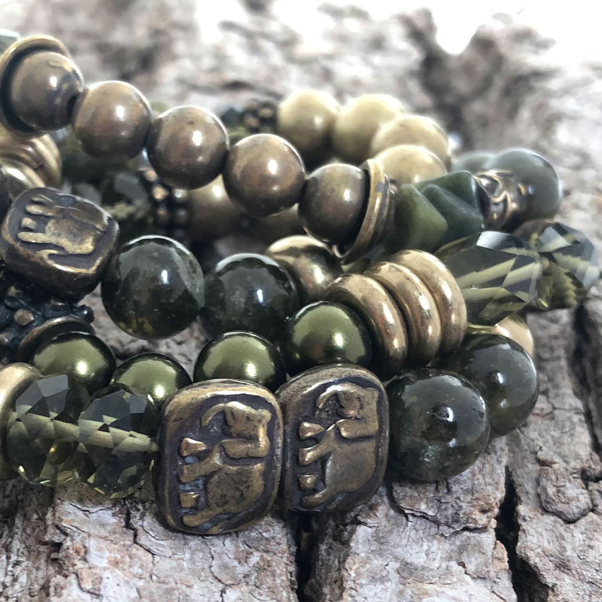 Aquila Stretch Bracelet Set (A2774) – Armilla Designer Jewellery